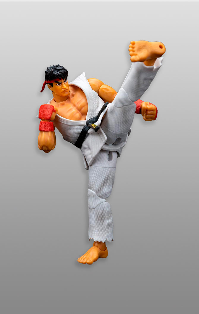 Figura Ryu - Street Fighter - 1/12 Scale - JADA – Iron Studios Brasil