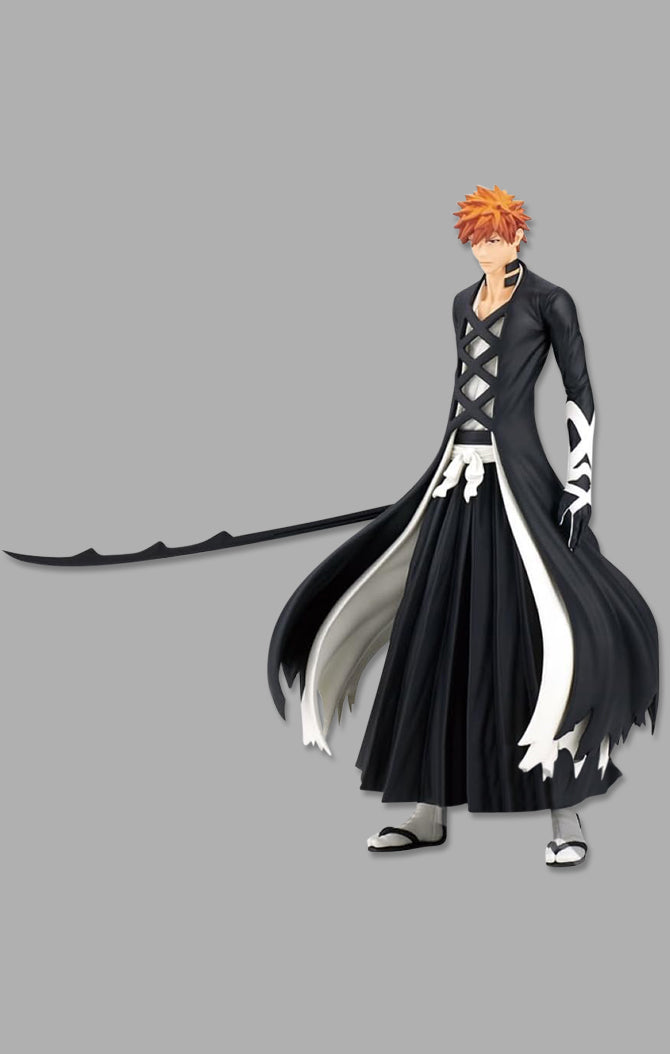Estátua Ichigo Kurosaki Bankai - Bleach - Solid and Souls - BANPRESTO ...