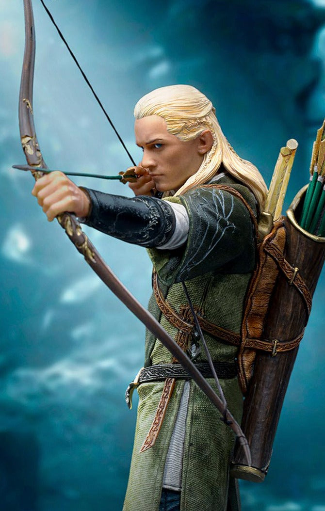 Estátua Legolas Deluxe - Lord of the Rings - Art Scale 1/10 - Iron Stu ...
