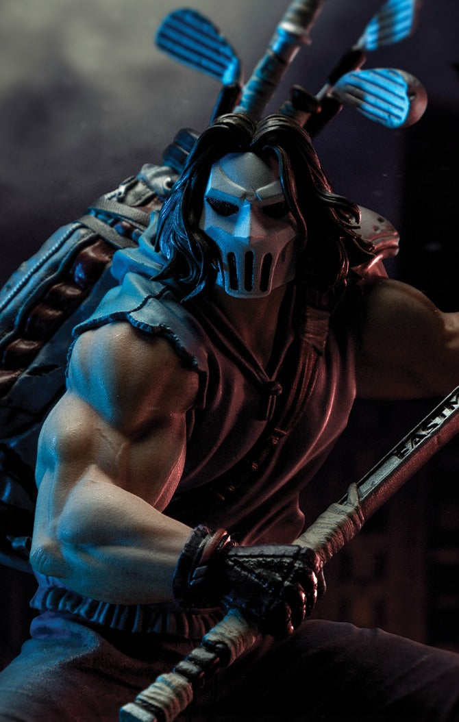 Estátua Casey Jones - Tartarugas Ninja - BDS Art Scale 1/10 - Iron Stu ...