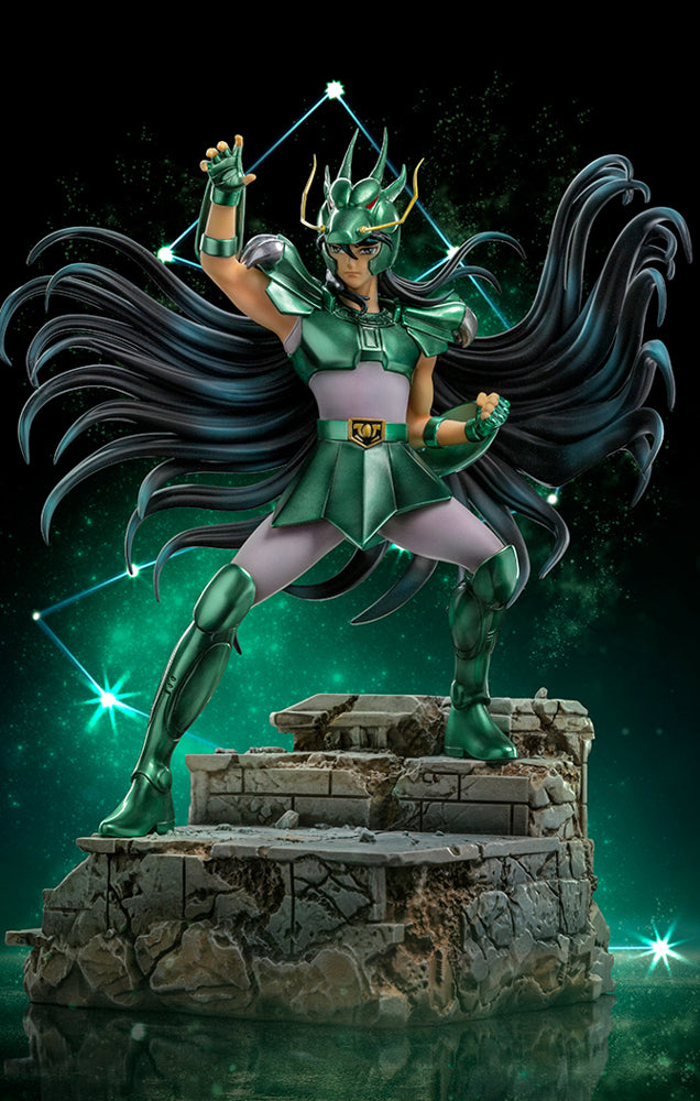 Estátua Dragon Shiryu Deluxe - Saint Seiya - Art Scale 1/10 - Iron Stu ...