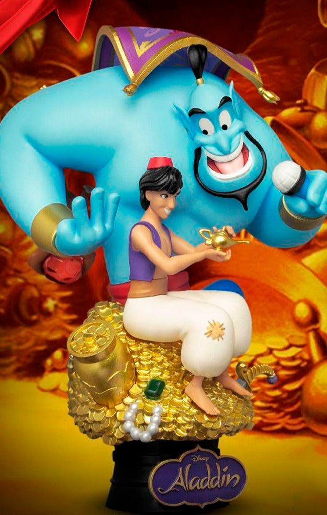 Estátua Aladdin Close Box - D Stage - Beast Kingdom – Iron Studios Brasil