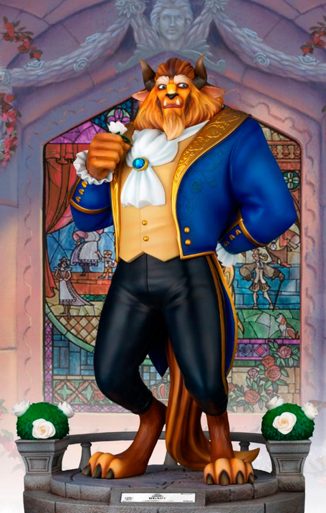 Estátua Fera - A Bela e a Fera - Master Craft - Beast Kingdom – Iron ...