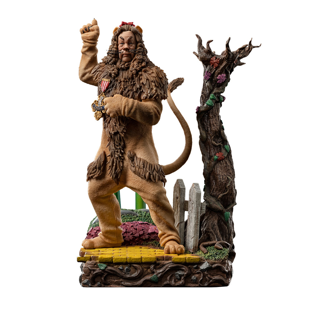 Estátua Leão Covarde Deluxe - Mágico de Oz - Art Scale 1/10 - Iron Stu ...