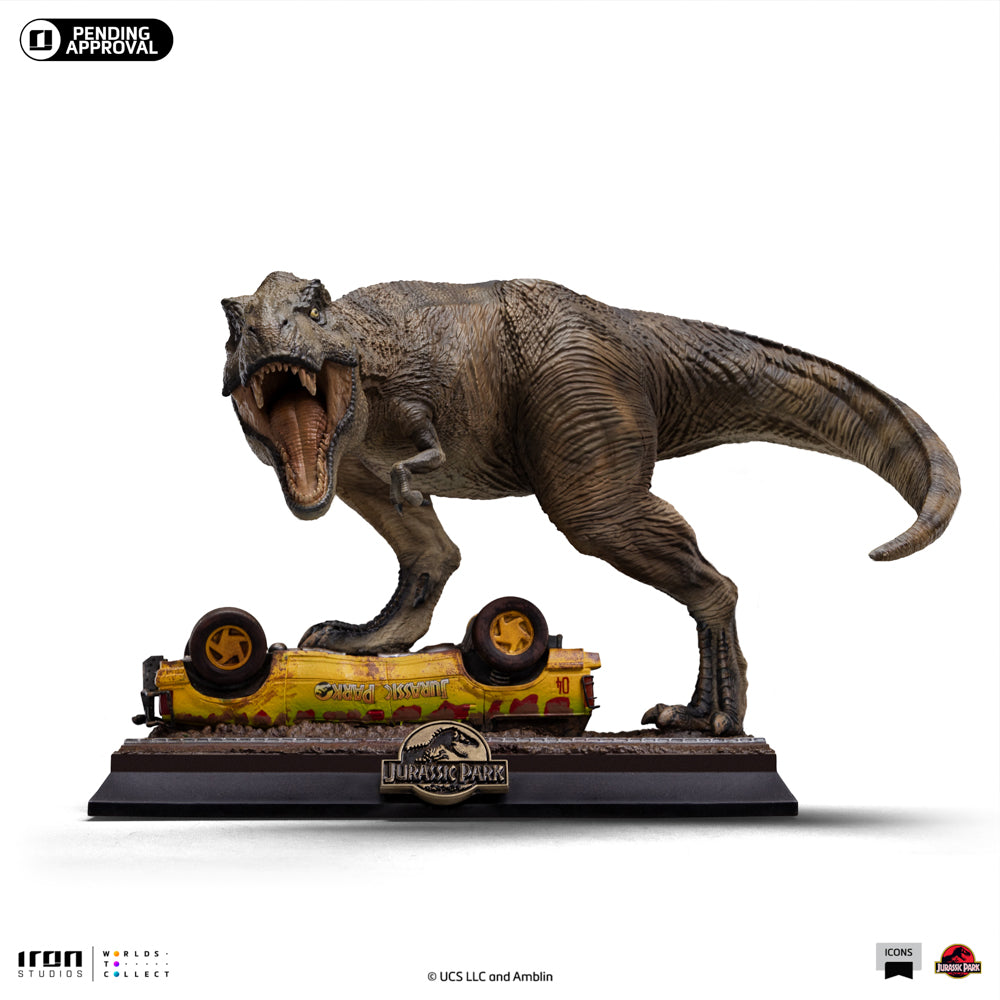 Voucher Pré Venda - Estátua T-Rex Attack - Jurassic Park - Icons - Iro ...