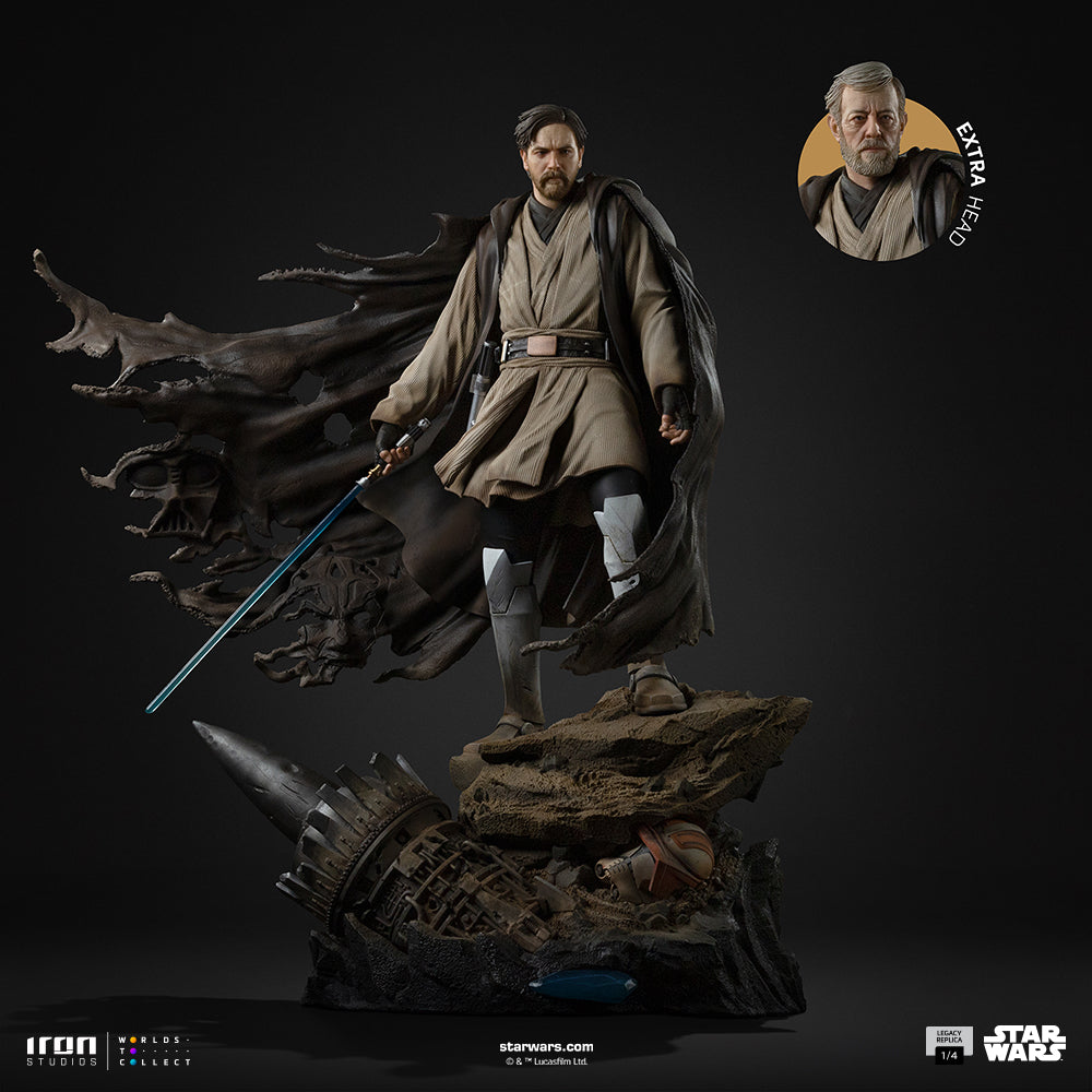 Estátua Obi-Wan (Signatures) – Star Wars – Legacy Replica 1/4 – Iron ...
