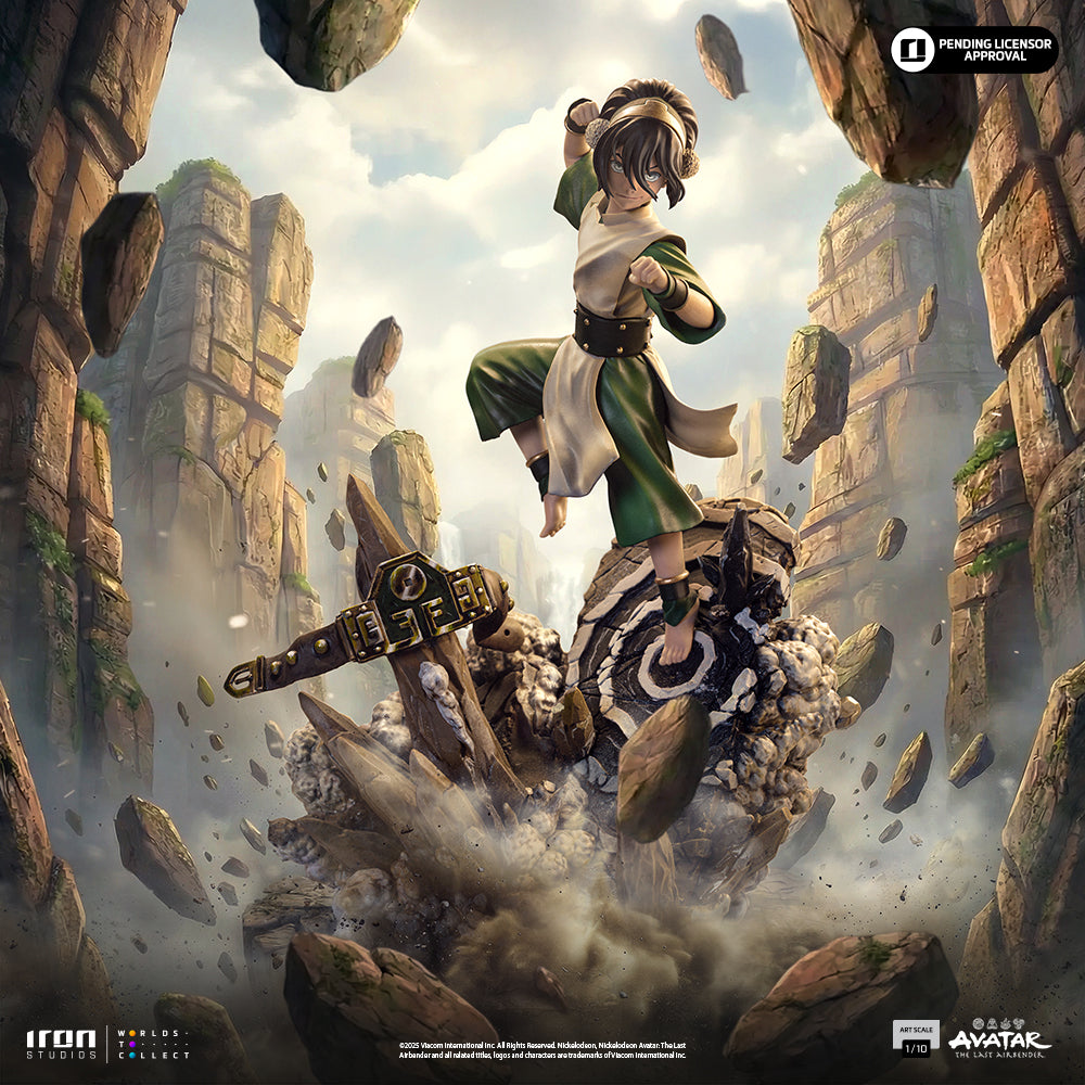 Estátua Toph - Avatar: The Last Airbender - Art Scale 1/10 - Iron ...